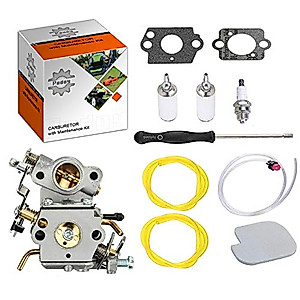 Podoy P3314 Carburetor for Compatible with Poulan Chainsaw Parts PP4218A Air Fuel Filter with Adjustment Tool Tune-up Kit for P3416 P3816 P4018 PP3416 PP3516 PP3816 PP4018 PP4218 PPB3416 PPB4018