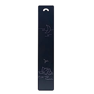 FS Premium Handmade Bookmark for Women Inlaid Silver Wire by Hands Quality Solid Wood Classical & Light Luxury (Silver)