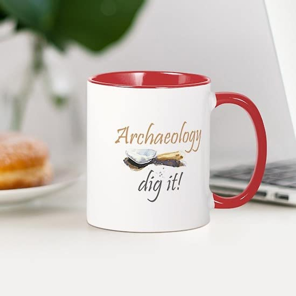 CafePress Archaeology, Dig It! Mug Ceramic Coffee Mug, Tea Cup 11 oz