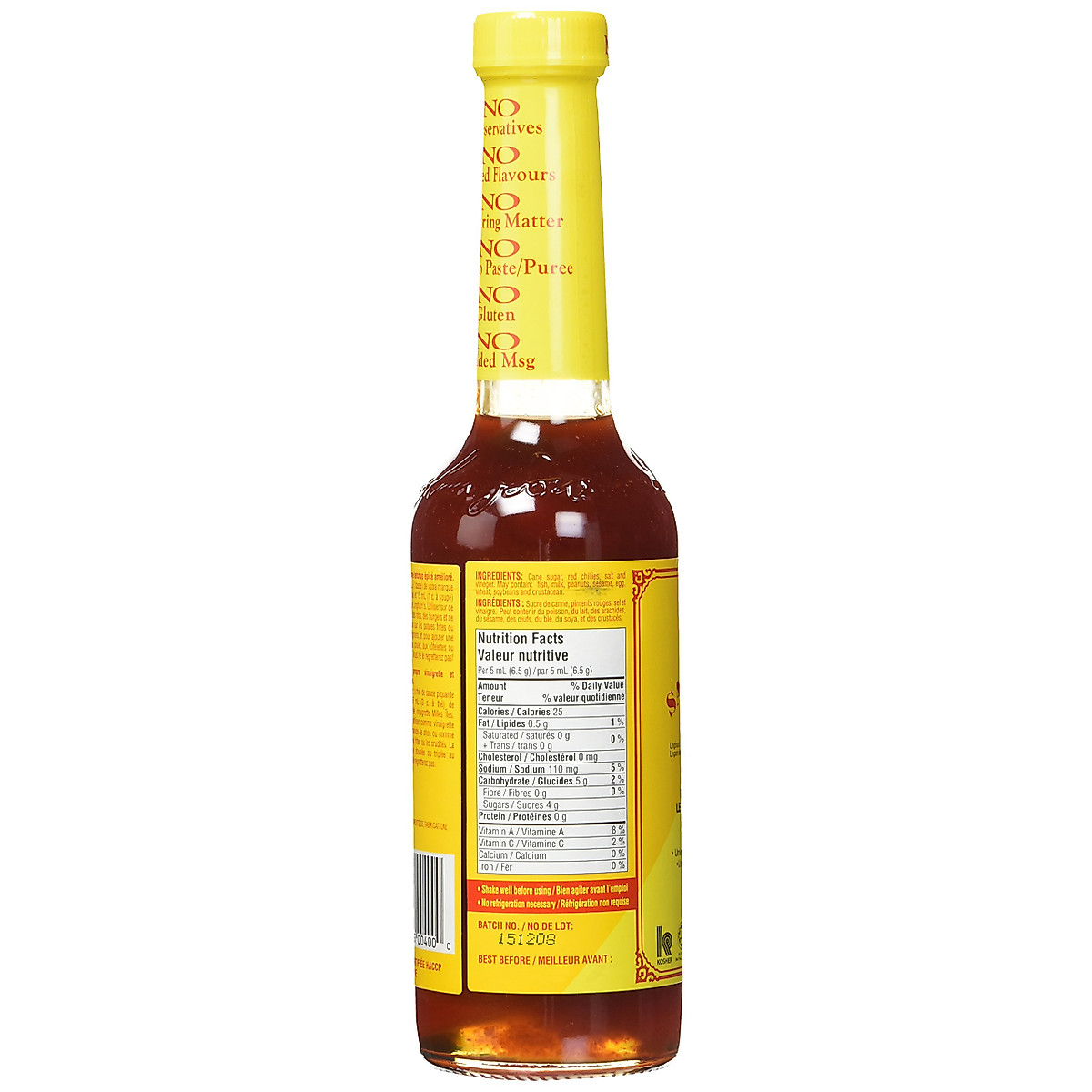 Lingham's HOT SAUCE ORIGINAL, 12.6 Ounce