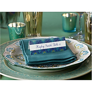 Avery Textured Place Cards, White, 1.43" x 3.75", 60 Pack (80504)