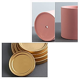 Corldif Personalized Simple Fashion Bonsai Small Flowerpot Mini Ceramic Flowerpot Desktop Ornament (White)