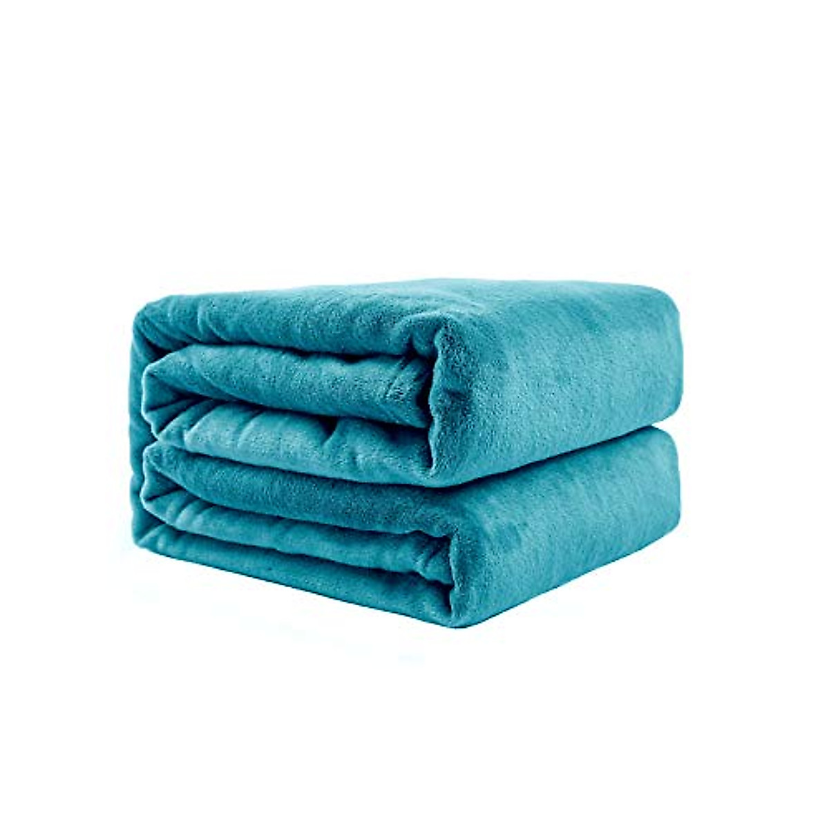 Love's cabin Flannel Fleece Blanket Throw Size Teal Throw Blanket for Couch, Extra Soft Double Side Fuzzy & Plush Fall Blanket, Fluffy Cozy Blanket for Adults Kids or Pet (Lightweight,Non Shedding)