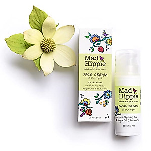 Mad Hippie Facial Skin Care Products, Face Cream, Face Moisturizer Packed with Natural Vegan Active Ingredients, Peptides & Antioxidants to Reduce the Appearance of Wrinkles, 1.0 Fl Oz