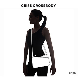 Chala Handbags Wiener Dog Dachshund Criss Cross Crossbody Handbag Purse Grey