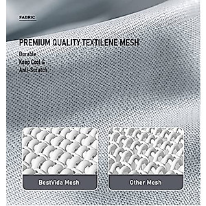 BestVida Elevated Dog Bed (Large, Grey)