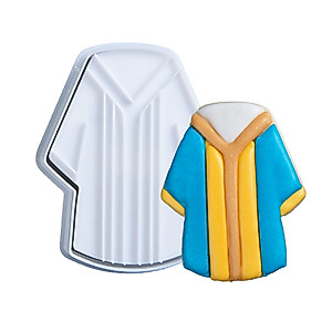 Flycalf 2023 Graduation Cookie Cutters with 3D Stamper Girls Biscuit Cutter Baking PLA School Kitchen Cake Decorating 3.5" Embossing Stamps Mold Supplies