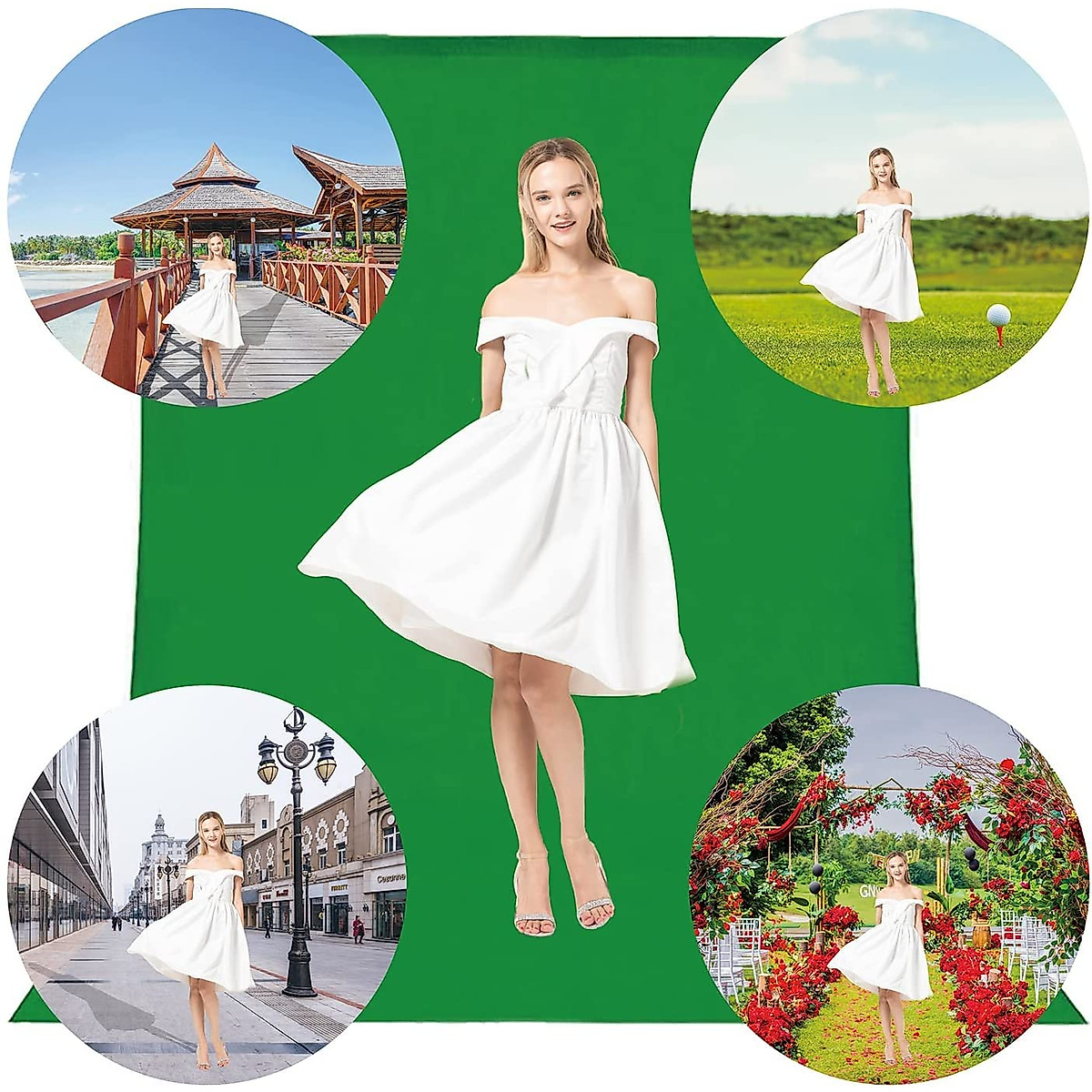 Green Screen Backdrop.Green Screen Background.Green Screen.Green Screen Cloth.Green Cloth.Green Backdrop Photography.10x10 ft