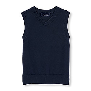 The Children's Place Baby Boy's Oxford Dressy Vest Suit, Tidal, 18-24MONTH