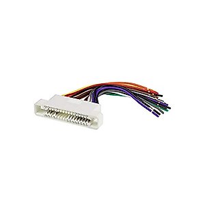 Scosche GM07B Compatible with 2000-05 GM Ribbon Style Connector/Wire Harness for Aftermarket Stereo Installation with Color Coded Wires