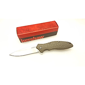 Kershaw OSO Sweet Folding Pocket Knife Stonewash Plain Blade, Olive Drab - 1830ODSW