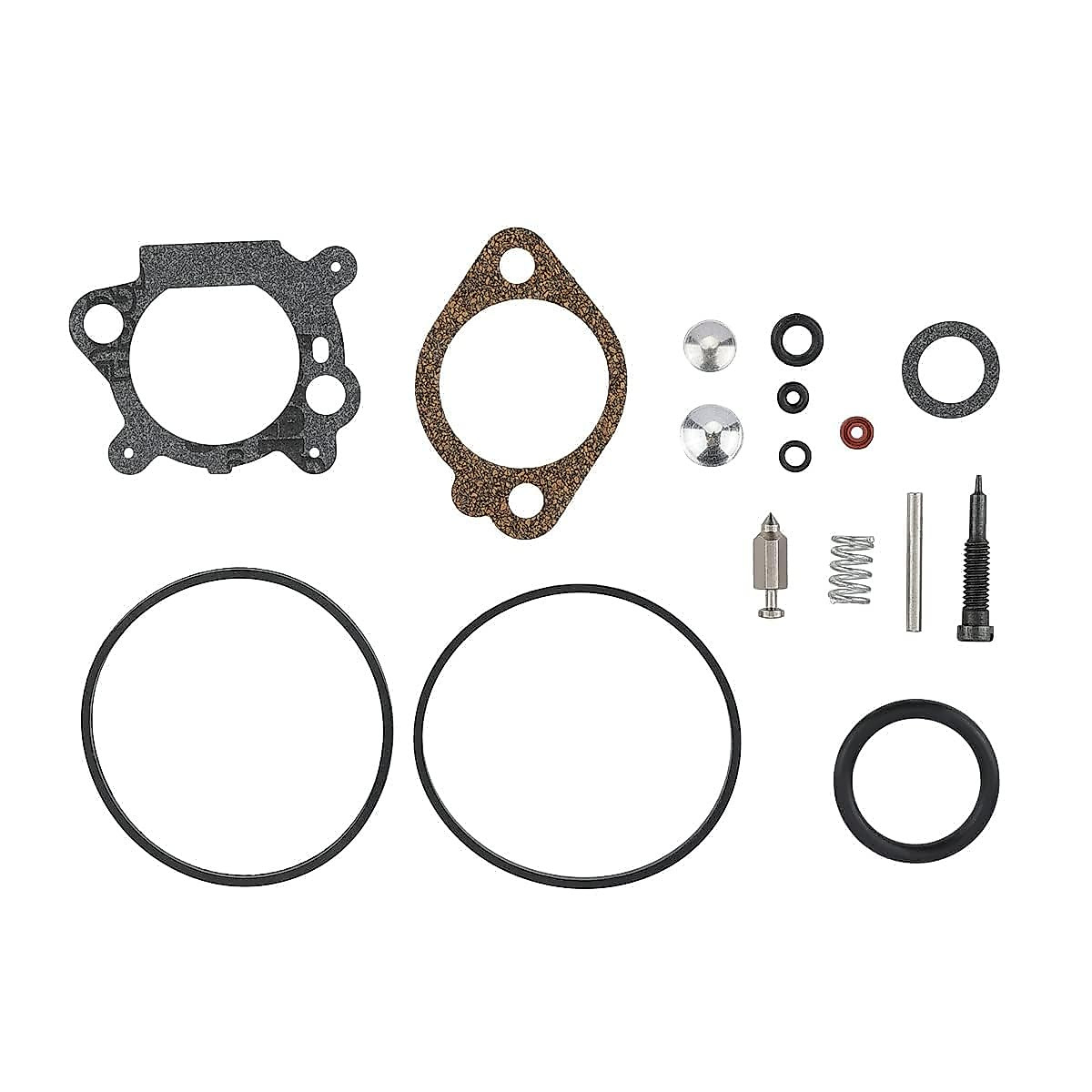 Buckbock 498260 Carburetor Overhaul Kit and Float Bowl for Briggs and Stratton 498260 498261 796611 493762 492495 493640 490937 398183 for 20-141-1 20-141 Carb Fit for 3.5 4HP Max Series Engine