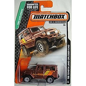MATCHBOX MBX EXPLORERS '68 TOYOTA LAND CRUISER FJ40 54/120 BROWN/WHITE