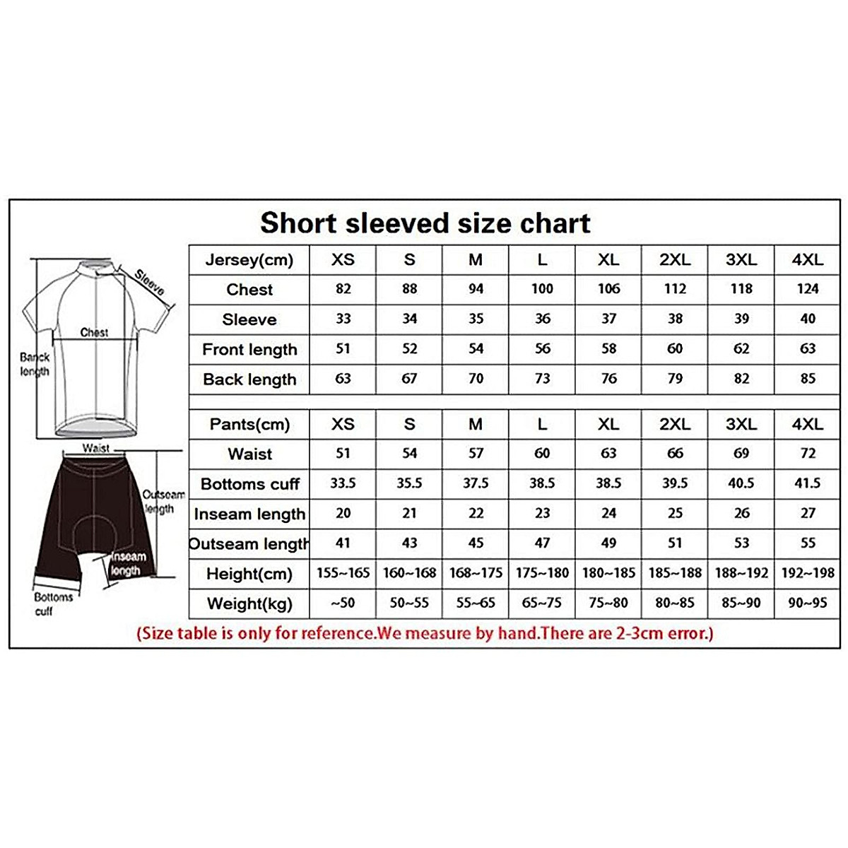 Cycle Clothes Jersey Profession Bike Clothing Unisex MTB Summer Set+Silica Bib Shorts+Reflective Strip+Back Pocket BlueB-XXL