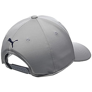Puma Golf Men's P Cap, Ash Gray-Navy Blazer, OSFA