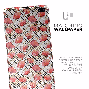 DesignSkinz Karamfila Watercolo Poppies V24 Protective Vinyl Decal Wrap Skin Cover Compatible with The Samsung Galaxy S20 (Screen Trim & Back Glass Skin)