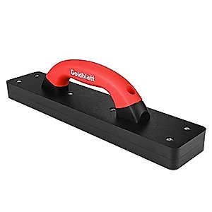 Goldblatt Tapping Block for Vinyl Plank Flooring, Heavy Duty Hammer-Free Flooring Installation Tool with 9" Large Soft-Grip Handle for Installing Laminate, Hardwood, LVP, LVT or Engineered Wood
