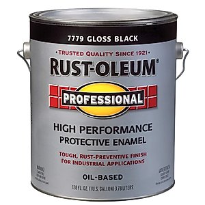 RustOleum #7779402 - Protective Enamel Paint, Gloss Black , 1 Gallon