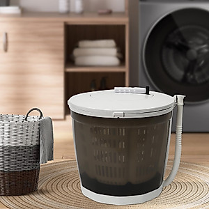 Portable Washing Machine, 2 in 1 Mini Manual Washing Machine, Compact Clothes Spin Dryer, Traveling Outdoor Washer Spin Dryer