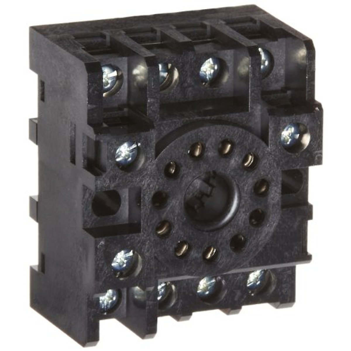 Omron PF113A-E General Purpose Track Mounted Socket, 3 Poles, 10 A Maximum Carry Current, For Use With MKS3 Series Relays