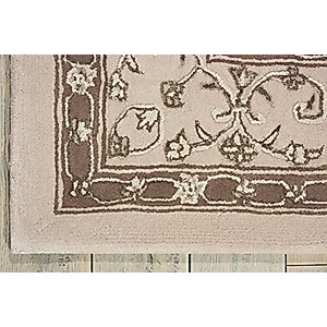 Nourison Regal Taupe Rectangle Area Rug, 8-Feet 6-Inches by 11-Feet 6-Inches (8'6" x 11'6")