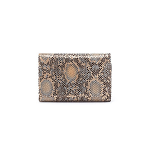 HOBO Jill Trifold Wallet Metal Snake One Size
