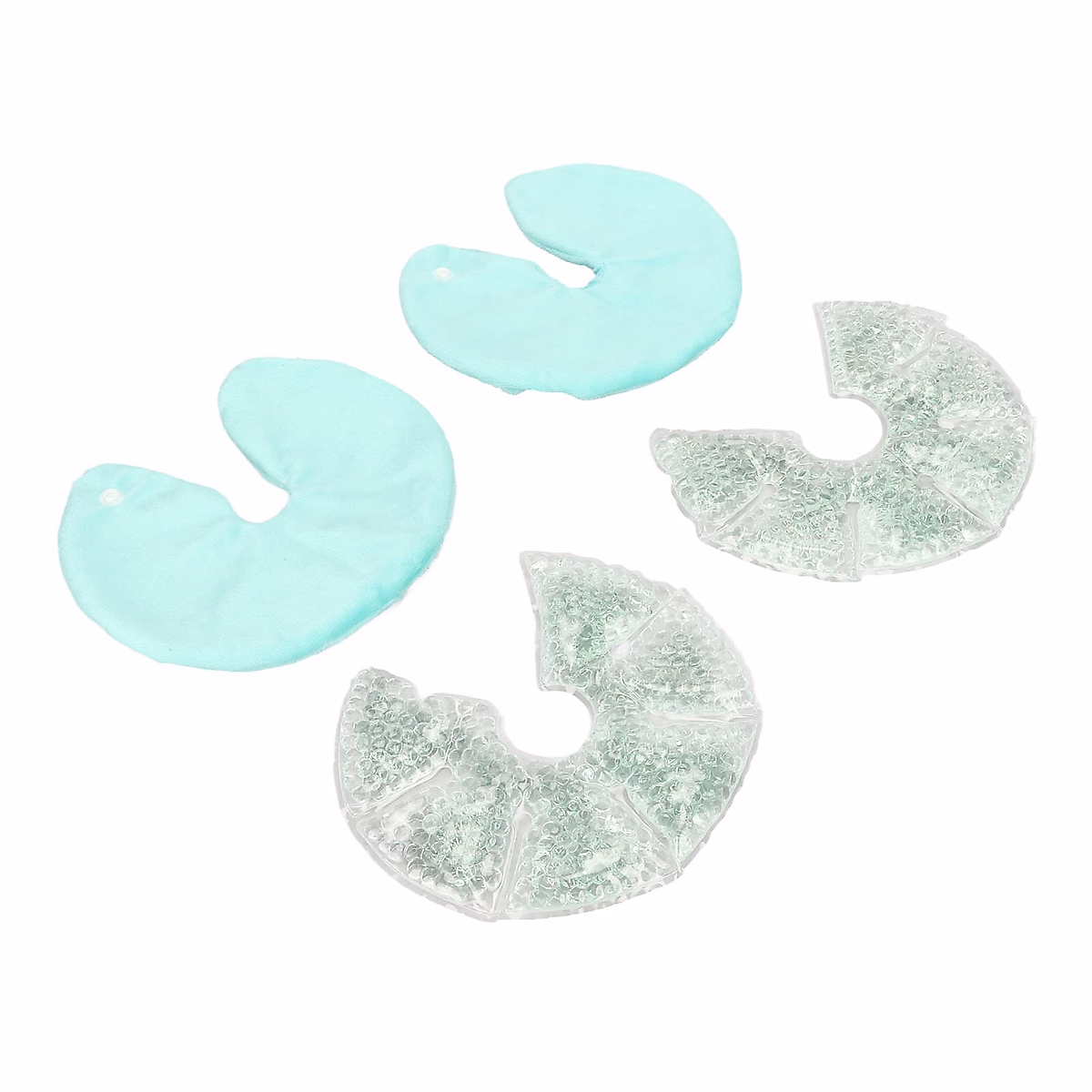Breast Nursing Gel Pads, Soft Reusable Breast Freezing Pads 1 Pair Relieve Redness for Breastfeeding for Engorgement