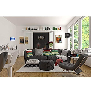 Awoco LED 15 W Wall Mount Sticky Fly Trap Lamp with 3 LED UV Lights for Capturing Flies, Mosquitoes, Moths and Flying Insects (Fly Trap + 6 Glue Boards)