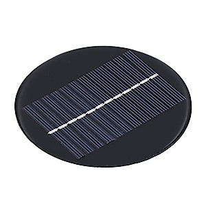 0.8W Round Solar Panel6V Solar & Wind Power Solar Panels 10cm DIY Solar Panel Compatible with Power Cellphones or BatterySolar Charging Board for Solar Light