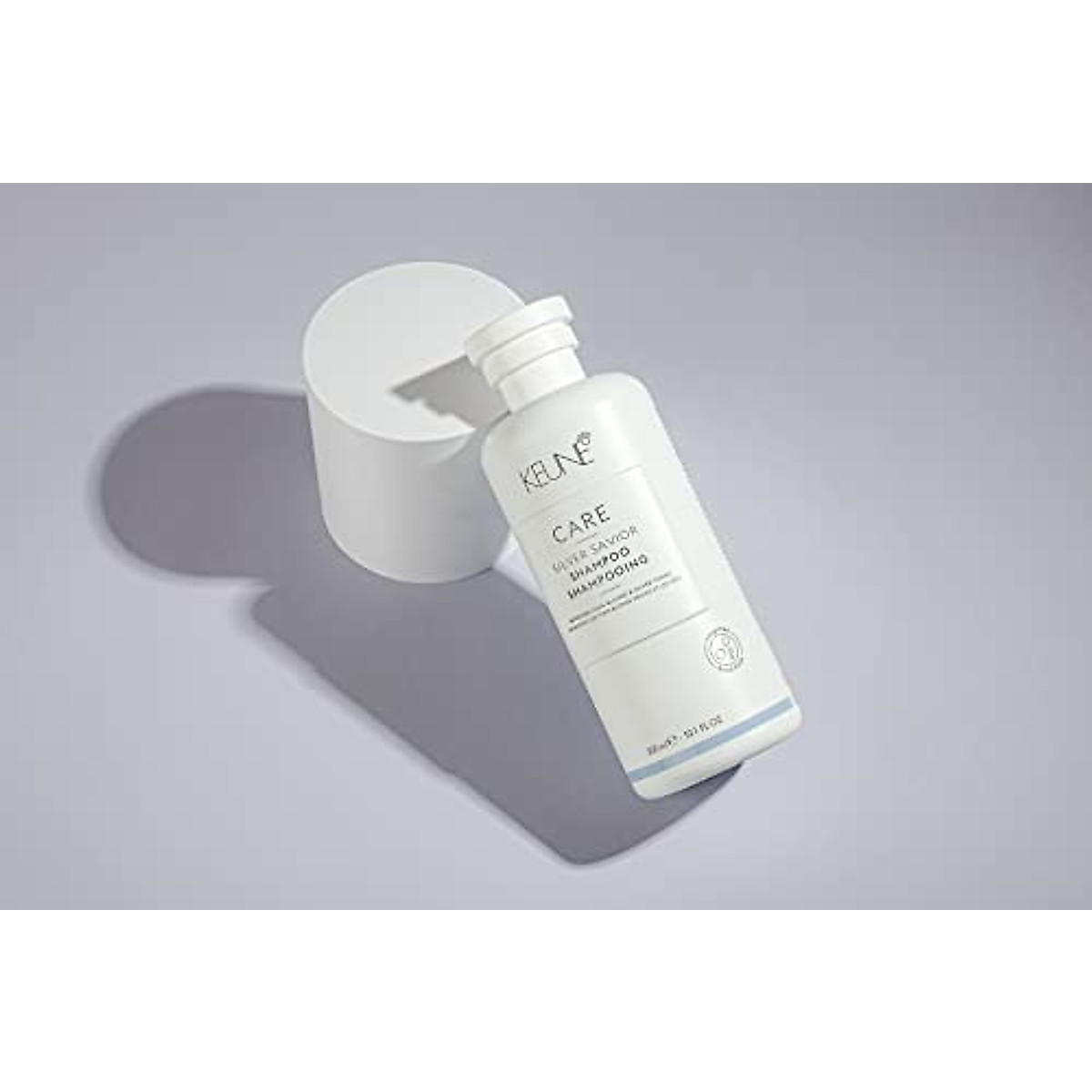 Keune Care Silver Savior Shampoo, Toning & Brightening Cleanser for Blonde & Grey Hair, 10.1 Fl Oz