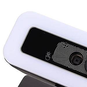 Webcam, Lighting Adjustment Autofocus Built in Microphone USB Web Computer Camera with Cover for Teaching Video Conferencing Plug and Play Hd Webcam for Pc Mac Laptop Desktop