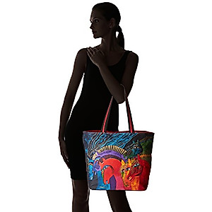 Laurel Burch `Wild Horses of Fire` Shoulder Tote, Multicolor, Large