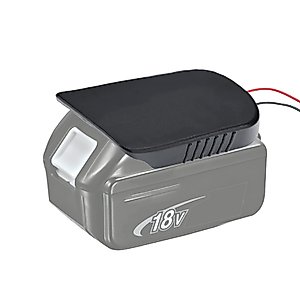 Portable Battery Adapter,18V Battery Connection Converter,ABS Environmental Protection Material,10-Inch 12-Core Cable Battery Adapter,Suitable for Makita Series/Series