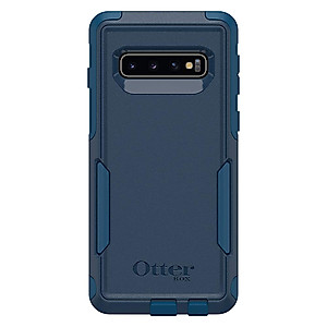 OtterBox Commuter Series Case for Galaxy S10 - Retail Packaging - Bespoke Way (Blazer Blue/Stormy SEAS Blue)