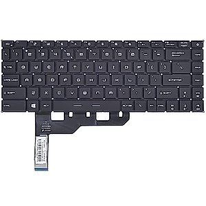 Replacement Keyboard for MSI GS66 Stealth 10SD 10SF 11UH 12UH GE66 Raider 10SF & MSI GP66 MS-1542 Stealth 15M Series Laptop, MSI GS66 Stealth with Per-Key RGB Backlit Keyboard US Layout
