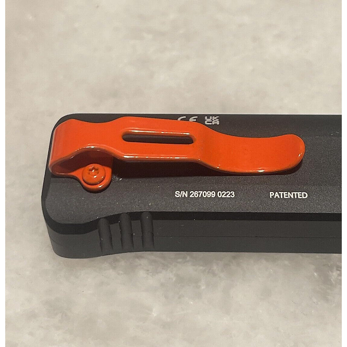 Orange Steel Pocket Clip For Streamlight Wedge 88810 88811 XT 88812 Flashlight