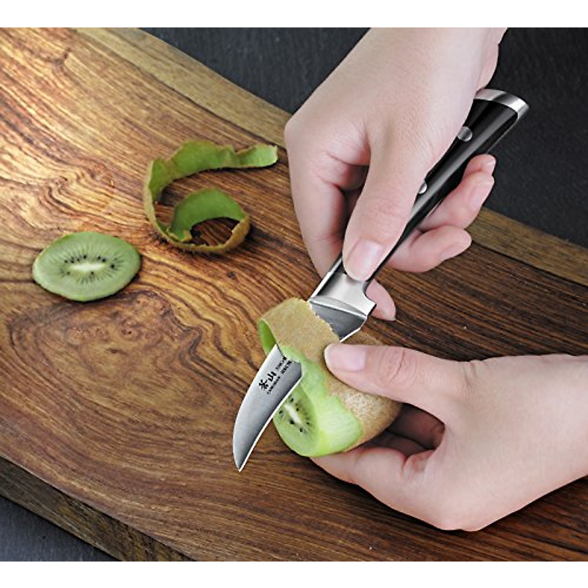 Cangshan S Series 1020410 German Steel Forged Peeling/Tourne Knife, 2.75-Inch Blade