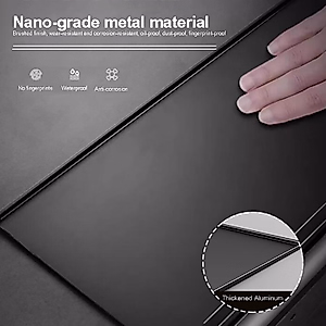 SUZEPER Floating Shelves with Led Lights,floating Display Shelf with Built-in Illuminated Led Light,metal Wall Mounted Shelves Set of 2,hanging Display Rack Wall Shelf for Livingroom Kitchen Bathroom