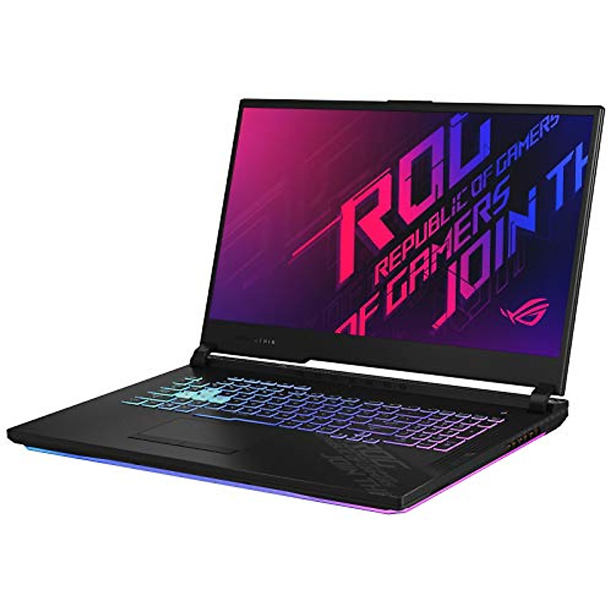 ASUS ROG Strix G17 17.3" Full HD 120Hz Gaming Notebook Computer, Intel Core i7-10750H 2.6GHz, 8GB RAM, 512GB SSD, NVIDIA GeForce GTX 1660 Ti 6GB, Windows 10 Home, Black