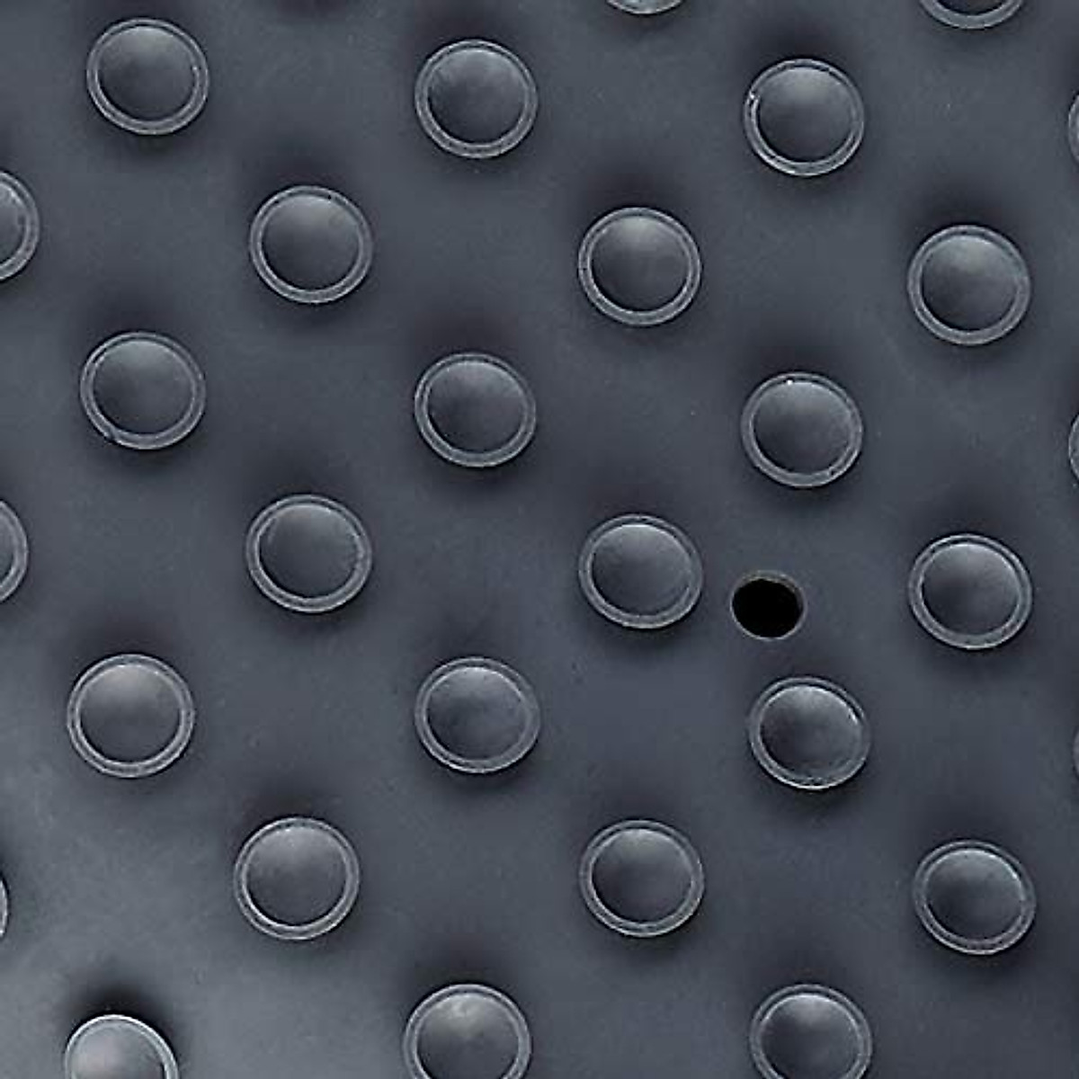 Medline Momentum Stand Steady Bath and Shower Mat with Exfoliating Foot Scrubber, Non Slip Bath Mat for Tub, Microban Protection, Gray