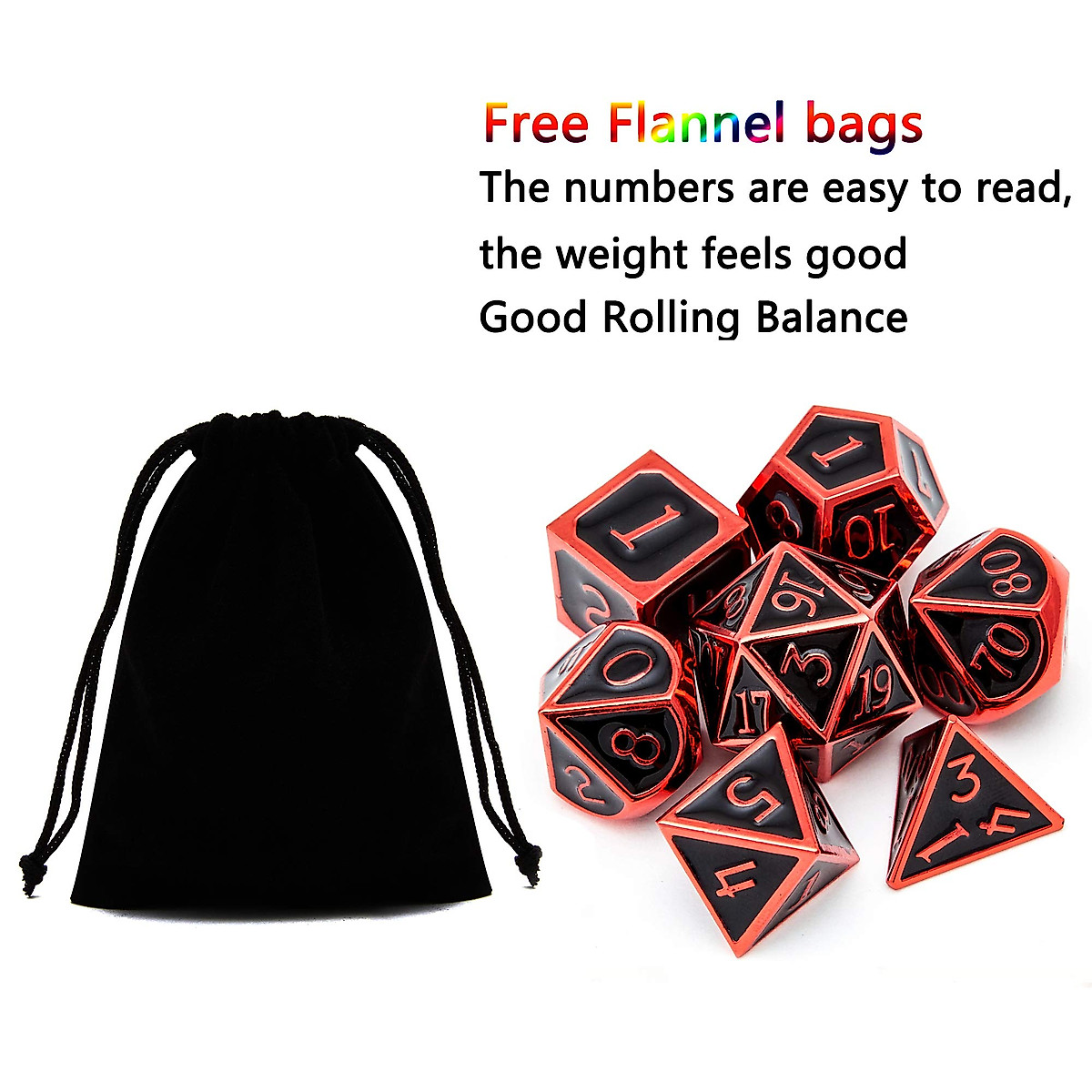 DND Dice Handmade Resin Sharp Edge D&D dice Set for Dungeons and Dragons RPG dice Beautiful Interior refractive Surface Wonderful and Unusual