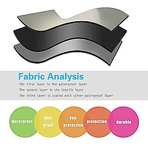 Table Saw Cover, Heavy Oxford cloth Waterproof Table Saw Cover, Outdoor Portable Table Saw Cover, 35"Lx27"Dx46"H