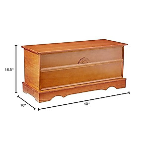 Coaster Home Furnishings Paula Rectangular Cedar Chest Honey