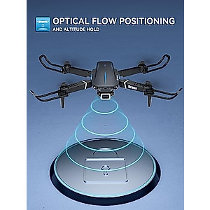 Drones with Camera for Adults Beginners Kids, Foldable Drone with 1080P HD Camera, RC Quadcopter - FPV Live Video, Altitude Hold, Headless Mode, One Key Take Off/Landing, APP Control