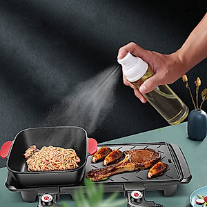 CALLARON Spray Can Oil Dispenser Olive Oil Spray Bottle Glass Spray Bottles Spray Bottle for Oil Cooking Oil Spray Bottle Oil Holder Oil Bottles for Kitchen Cooking Gadgets Olive Oil Mister