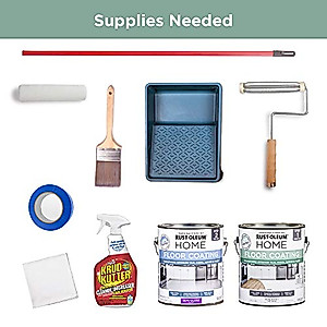 Rust-Oleum 367603 Home Interior Floor Coating Kit, navy 32 Fl Oz (Pack of 2)