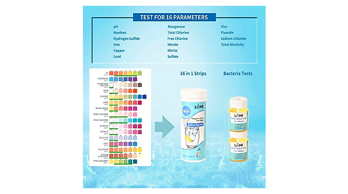 Accurate 17 in 1 Water Test Kit for Quality Testing