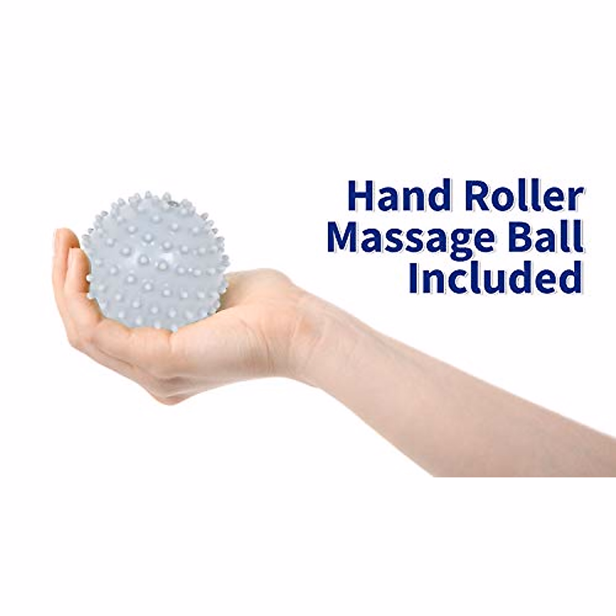 StrictlyStability Plantar Fasciitis Night Sock with Massage Ball Included (Large)