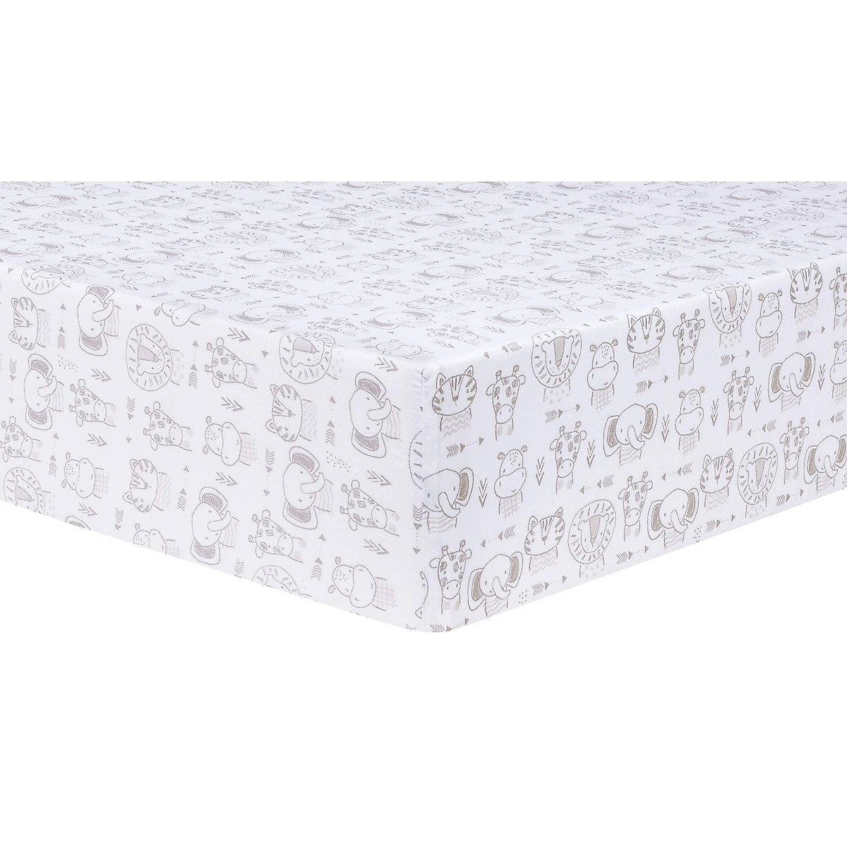 Trend Lab Sidney 3 Piece Crib Bedding Set, Can Be Used As A Blanket Or A Playmat for Tummy Time, Includes Quilt, Fitted Crib Sheet and Skirt