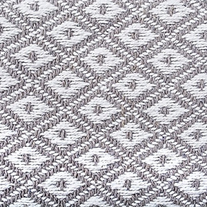 DII Global Mini Diamond Woven Throw, 50x60, Gray